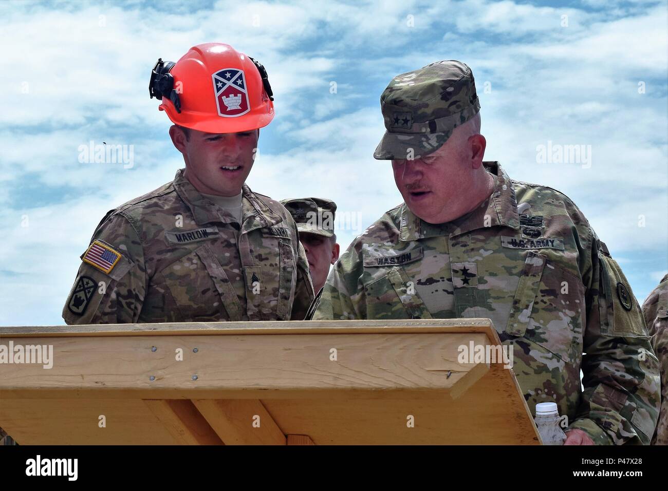 U.S. Army Maj. Gen. Terry “Max” Haston (right), Tennessee Adjutant General receives a ...