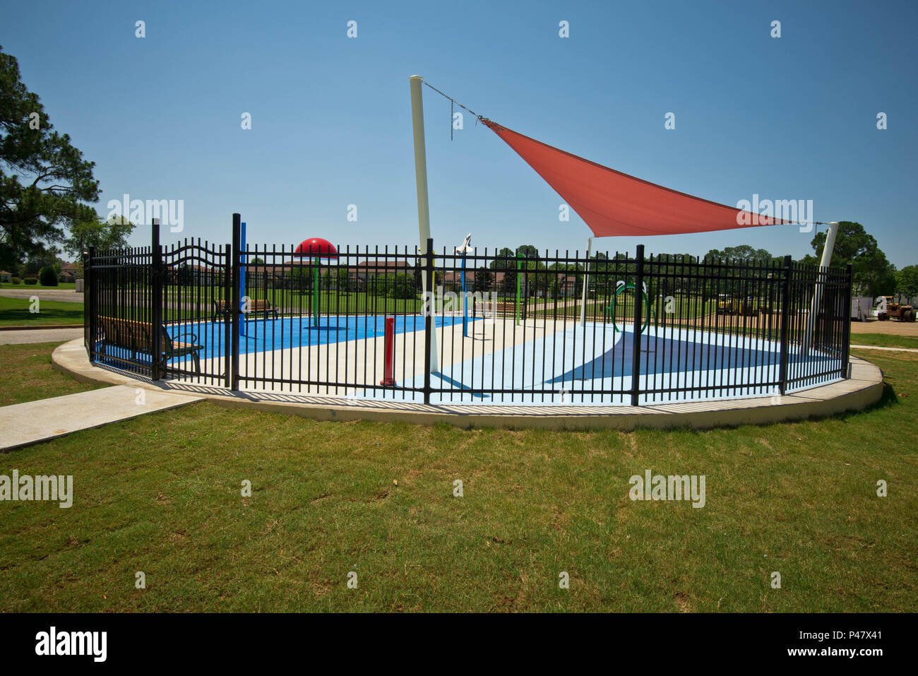 Splash pad construction hi-res stock photography and images - Alamy
