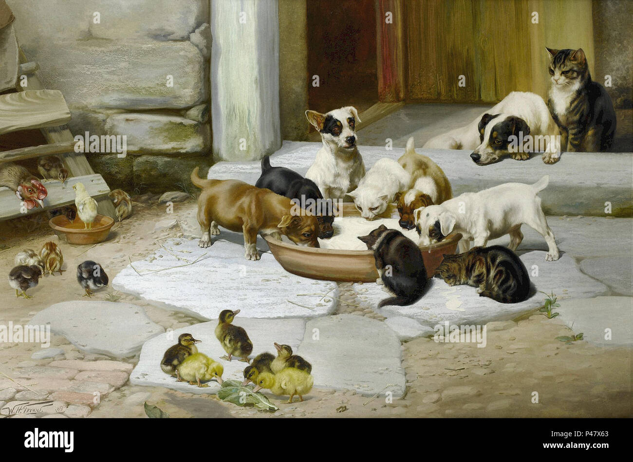 Trood William Henry Hamilton - Dejeuner Stock Photo - Alamy Trood William Henry Hamilton - Dejeuner Stock Photo - Alamy