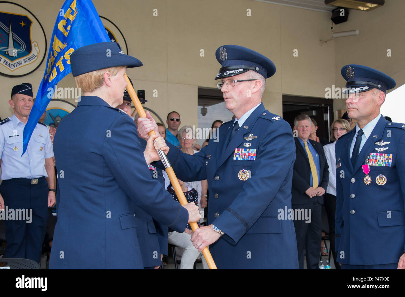 Maxwell AFB, Ala. - Colonel Patricia D. Hoffman, Commander, Jeanne M ...