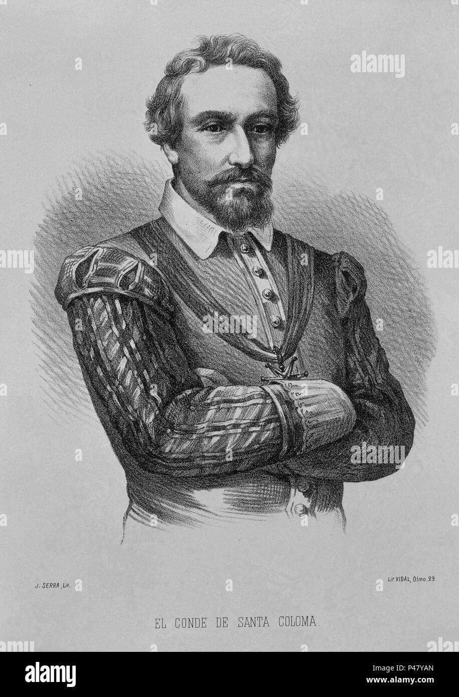 H ESPAÑA-GRABADO-EL CONDE DE SANTA COLOMA. Location: BIBLIOTECA ...