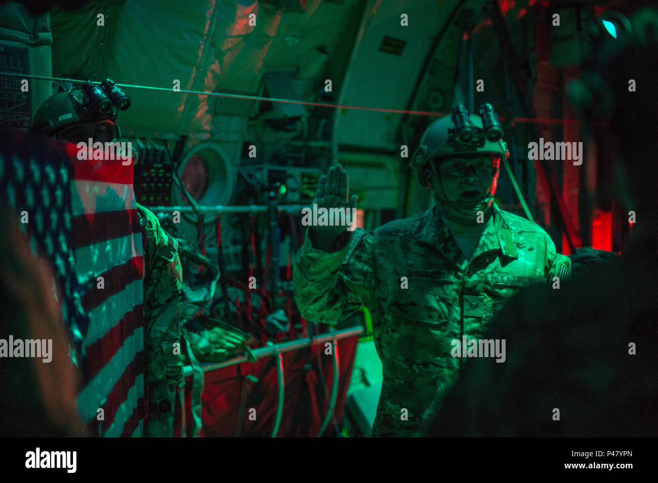 An Air Commando with the 27th Special Operations Logistics Readiness ...