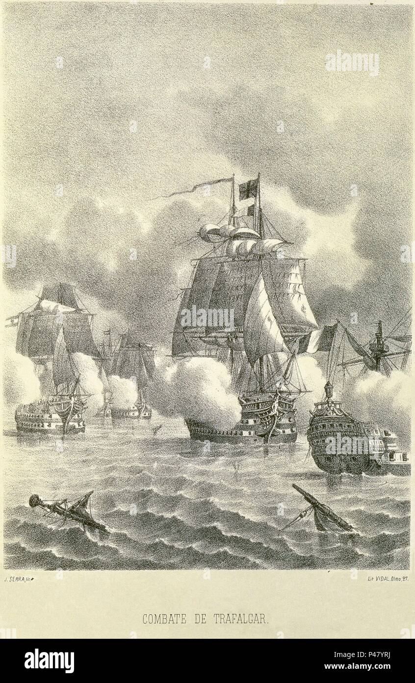 Battle of trafalgar 1805 hi-res stock photography and images - Alamy