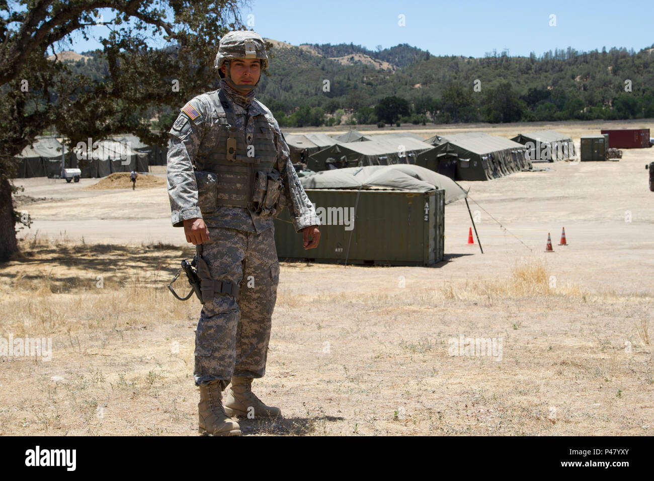 U.S. Army Reserve Spc. Francisco Sibrian, 349th Combat Support Hospital ...