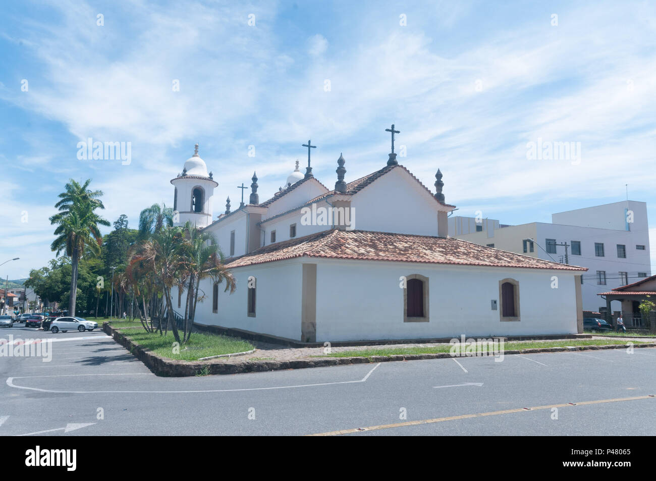 CAMPO BELO, MG - 30/01/15: Cidade de Campo Belo, Minas Gerais. Praça ...