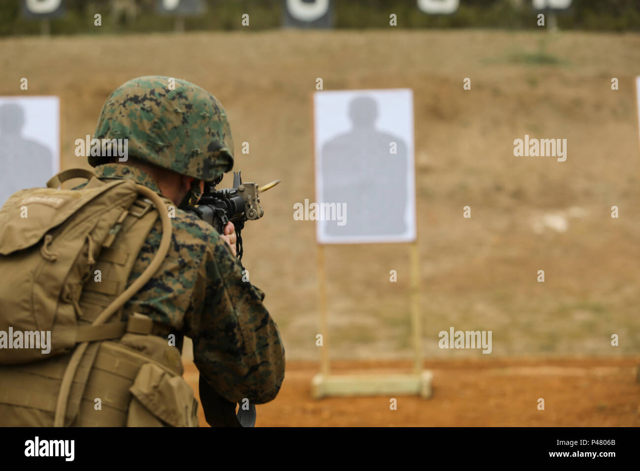 Lance Cpl. Michael Burns, a military policeman with 4th Law Enforcement ...