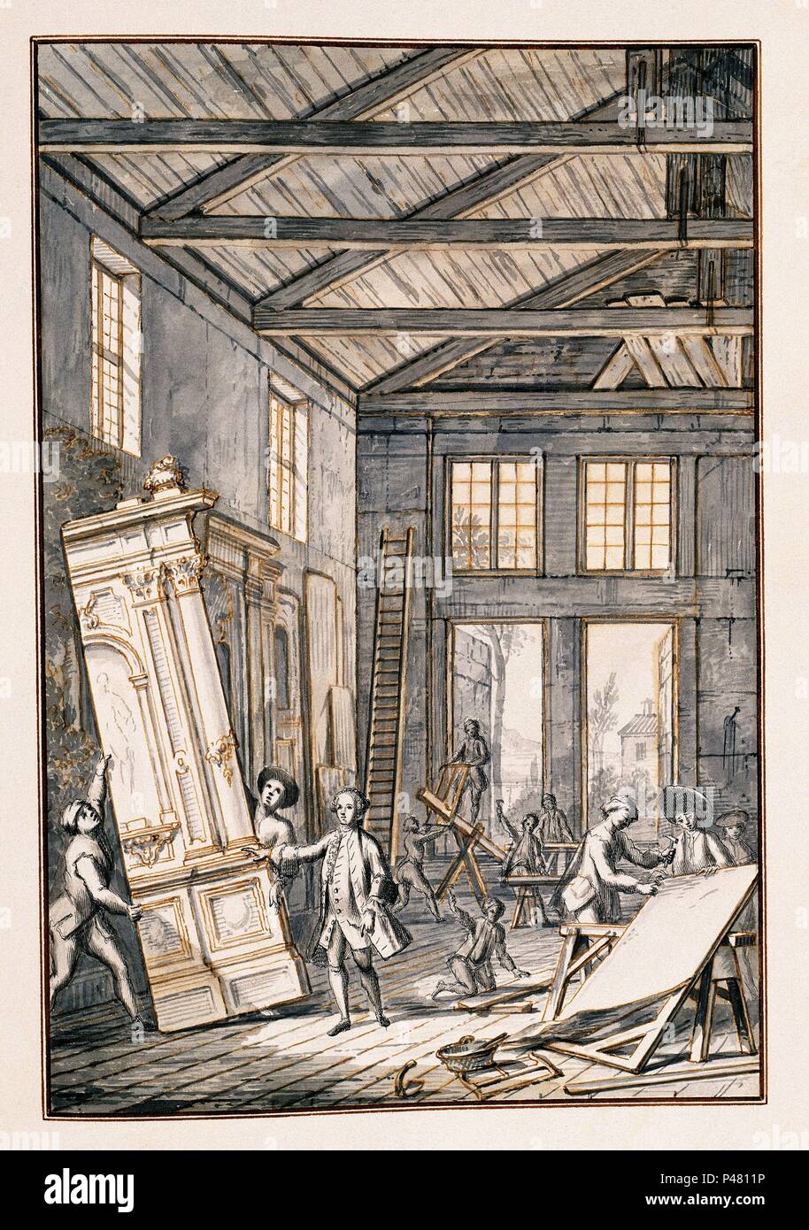 Palacio real madrid library hi-res stock photography and images - Alamy