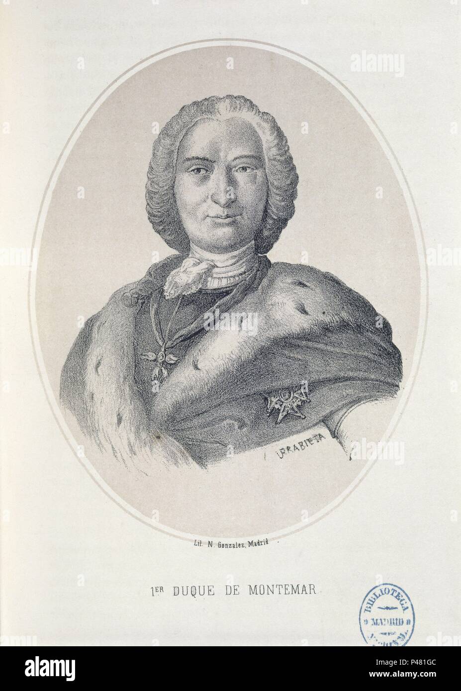 DUQUE DE MONTEMAR. Location: BIBLIOTECA NACIONAL-COLECCION, MADRID ...