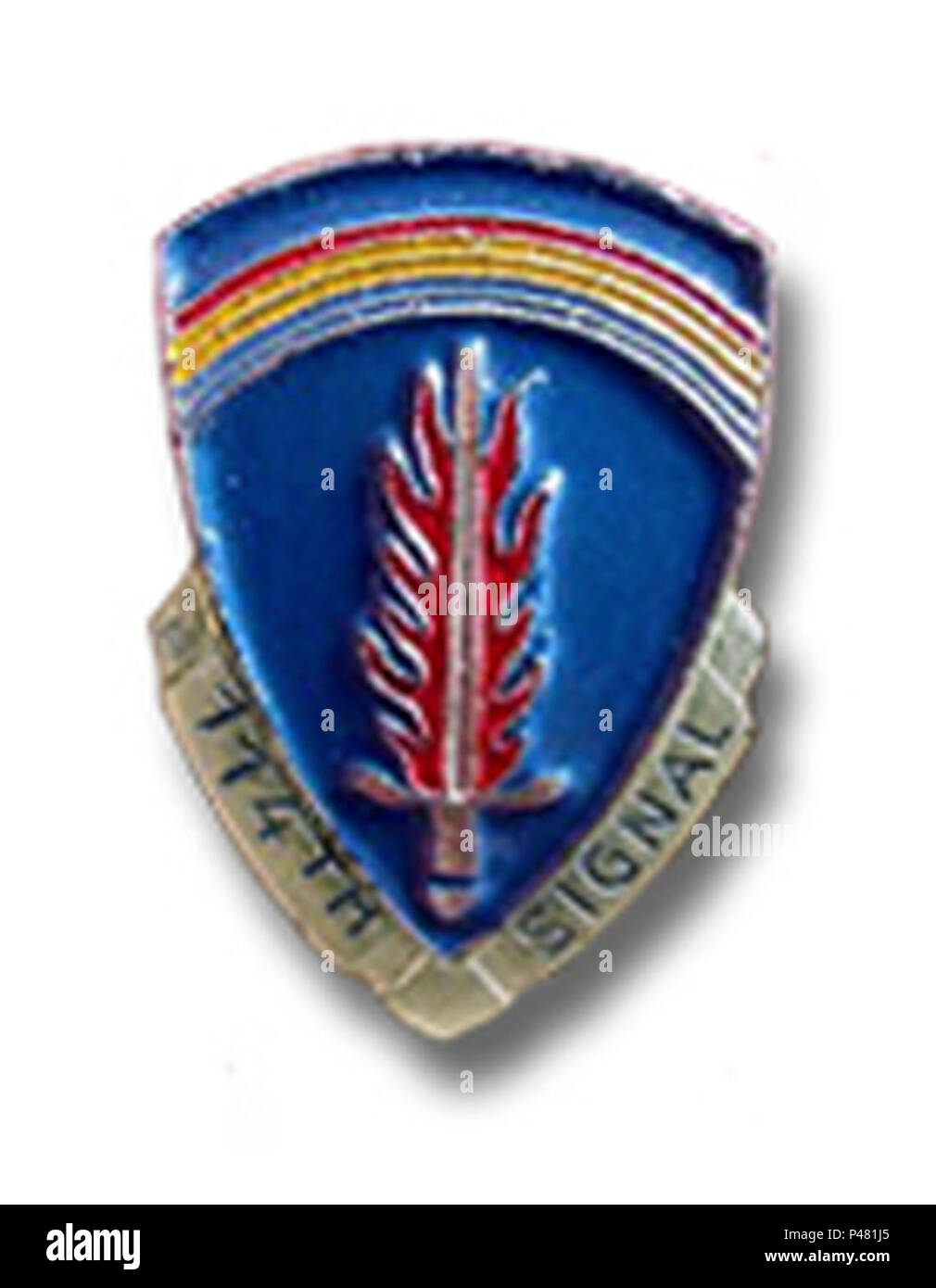114th Sig Co crest Stock Photo - Alamy