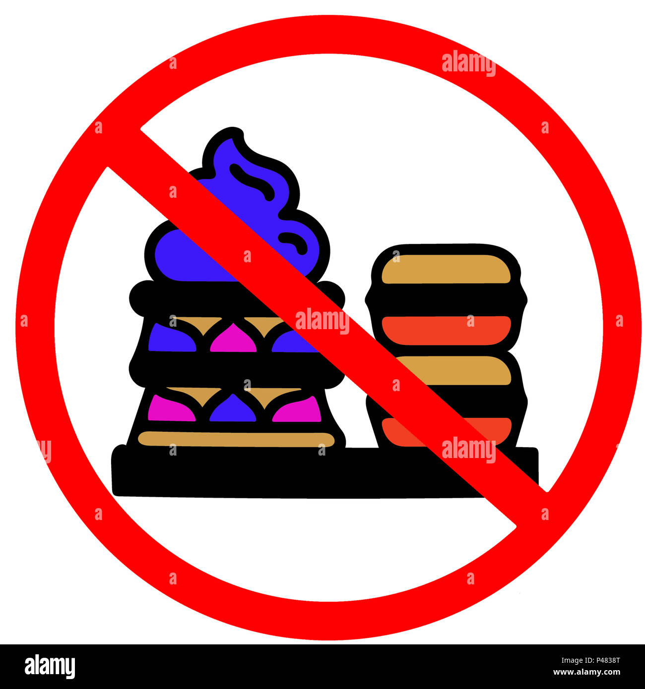 macaroon biscuits, cream, sweet and beautiful dessert not allowed ...