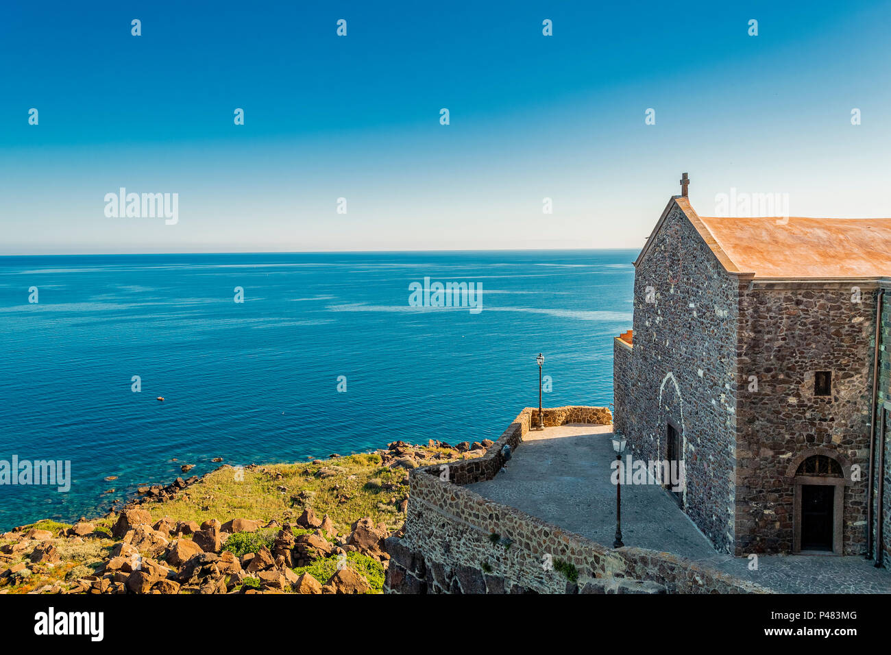 Italy Sardinia Anglona Castelsardo,Cathedral of Saint Anthony the Abbot ...