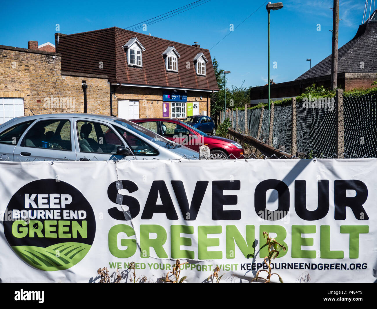 Save Our Greenbelt, Bourne End, Buckinghamshire, England, UK, GB Stock ...