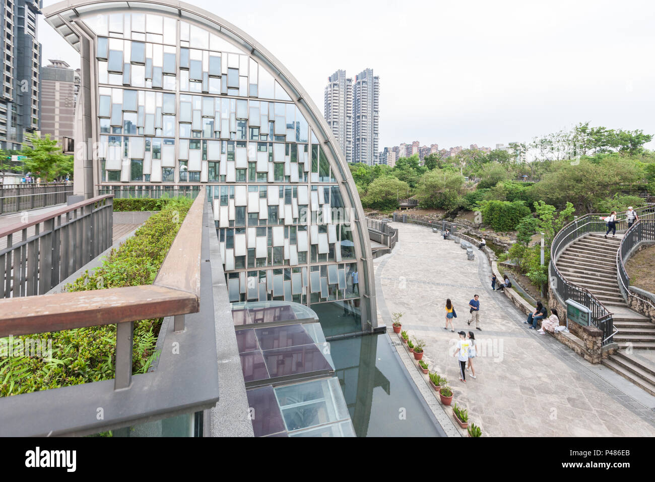 Daan,Park,MRT,metro,train,station,green,space,urban,Taipei,Taipei City ...