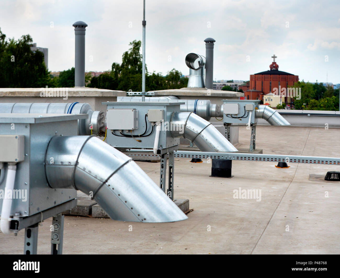 Ventilation ducts pipes hi-res stock photography and images - Alamy