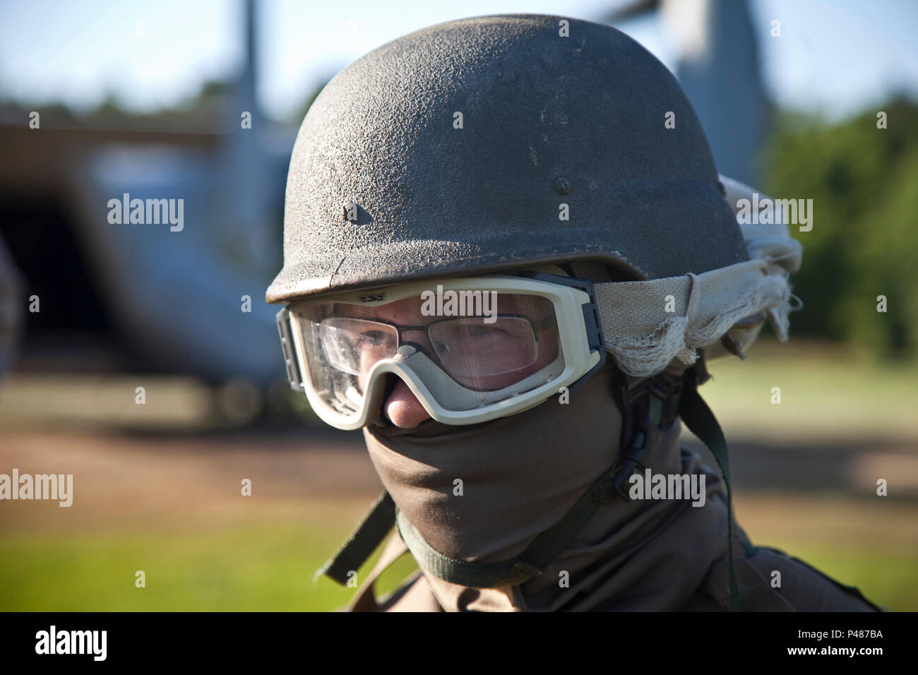 A U.S. Marine assigned to Logistics Operations School (LOS), Marine ...