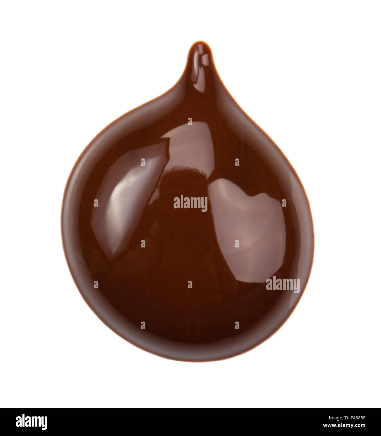 Melting chocolate drips Stock Photo - Alamy