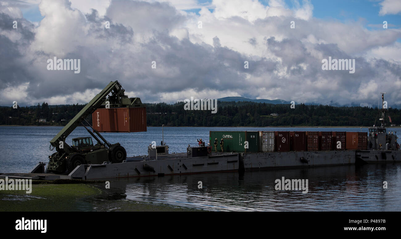 U.S. Navy sailors assigned to Amphibious Construction Battalion One ...