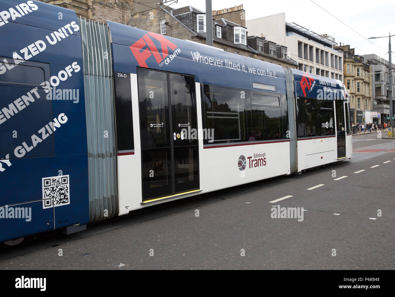 Tram in Edinburgh Scotland Stock Photo - Alamy
