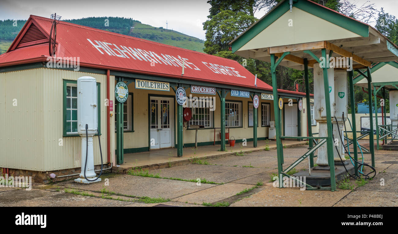 Pilgrims Rest, South Africa - a vintage fuel and service station in ...