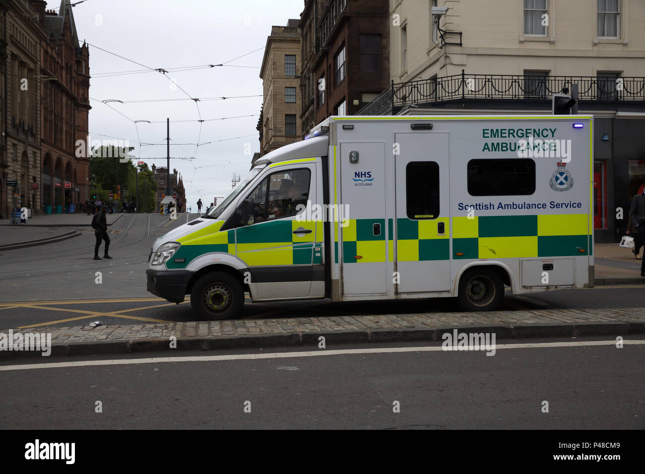 Scottish ambulance vehicle hi-res stock photography and images - Alamy