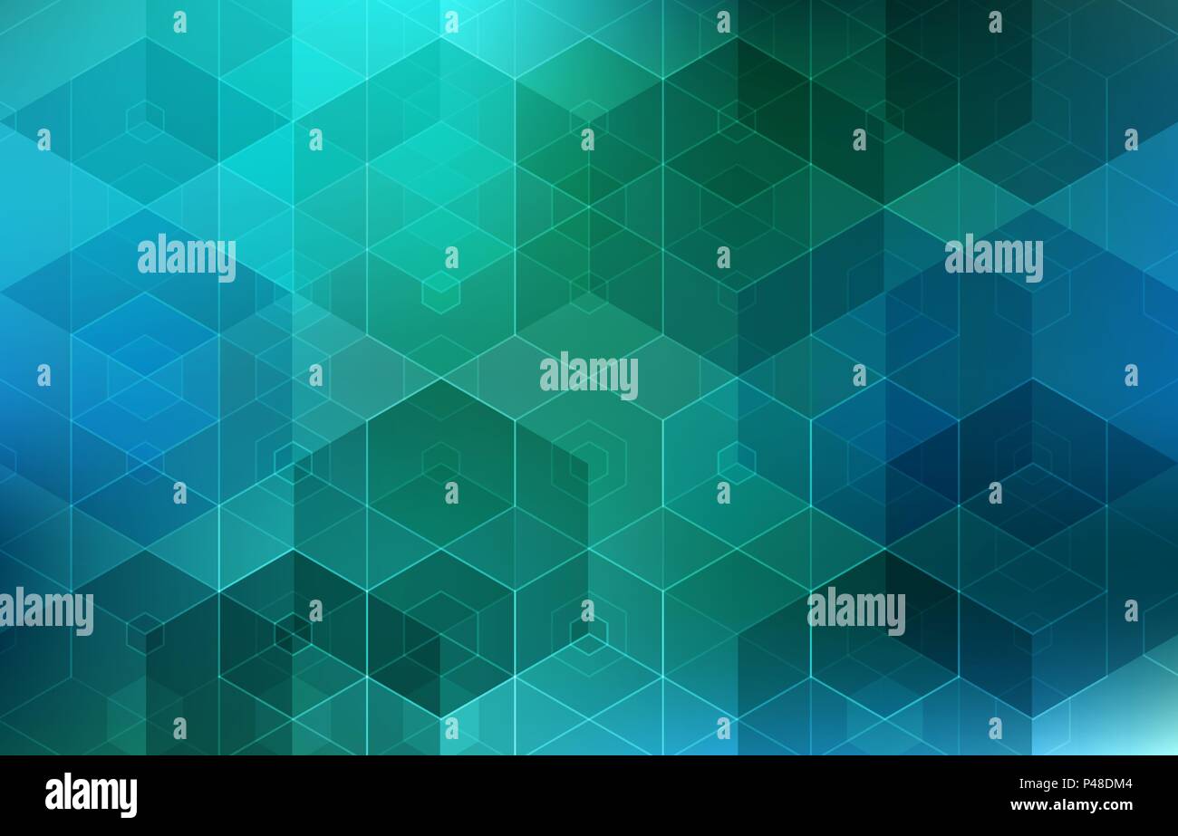 Vector Abstract science Background. Hexagon geometric design. EPS 10 ...