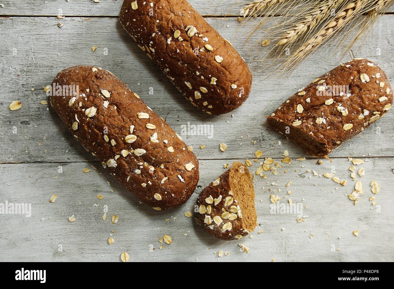 Top down view loaf hi-res stock photography and images - Alamy