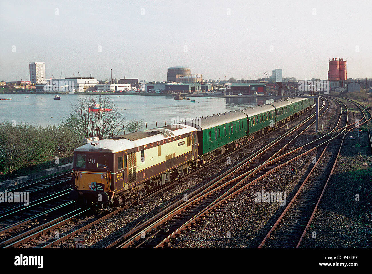 A class 73 electro diesel locomotive number 73101 'The Royal Alex ...