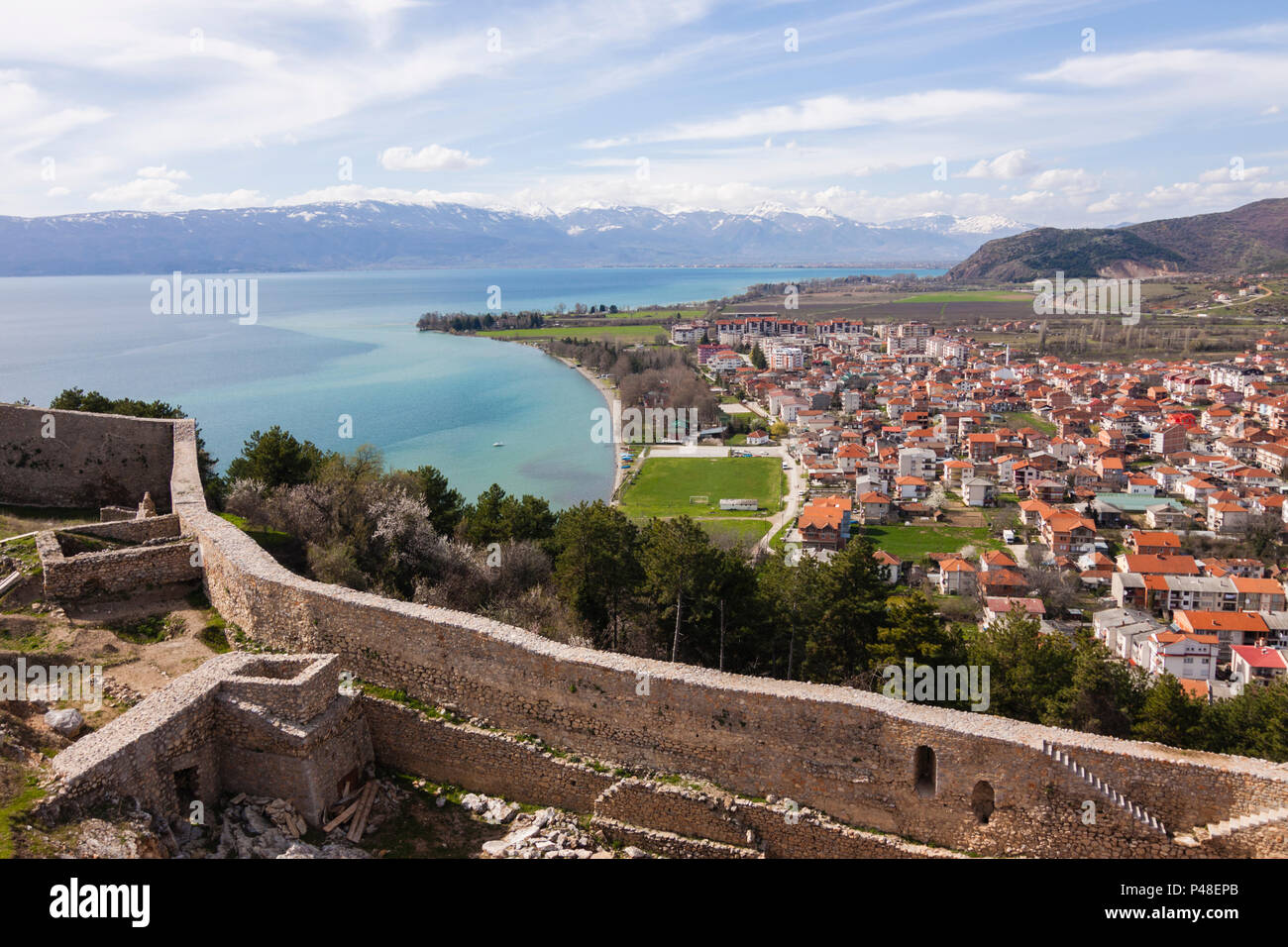 Ohrid, Republic of Macedonia : Overview of the Unesco listed Ohrid old ...