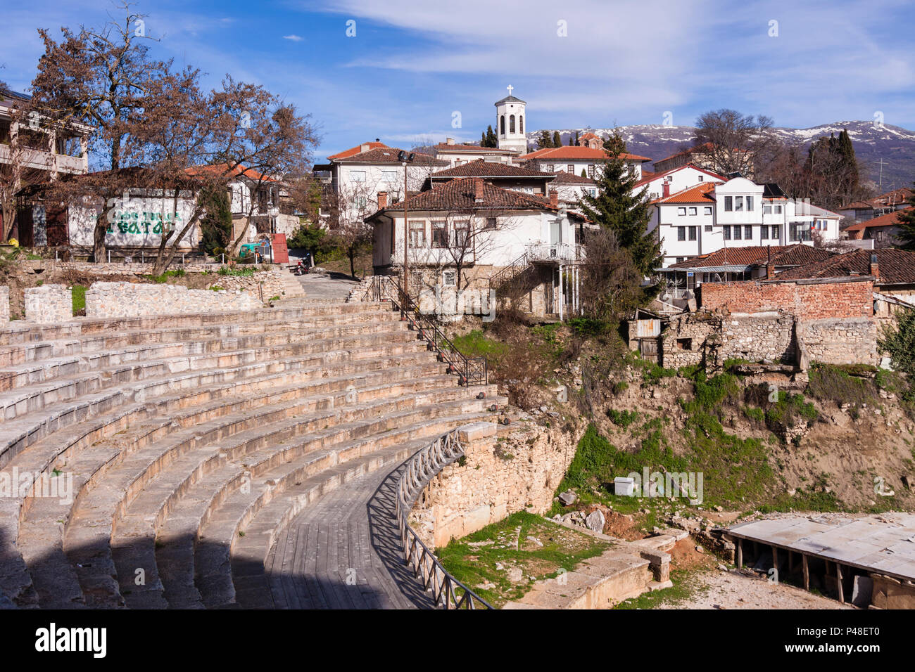 Ancient theatre of ohrid hi-res stock photography and images - Alamy