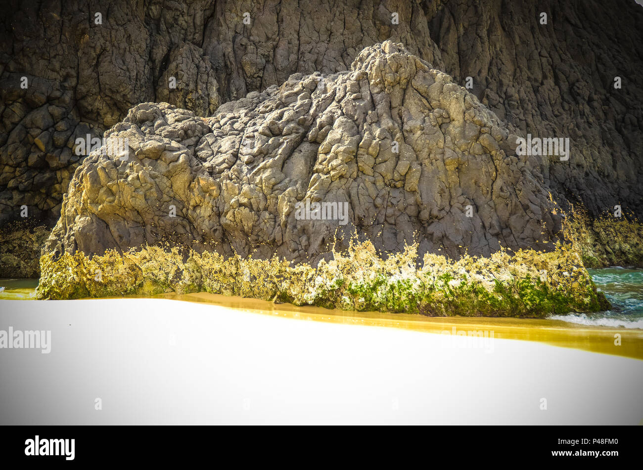 beach sand and surf Stock Photo - Alamy