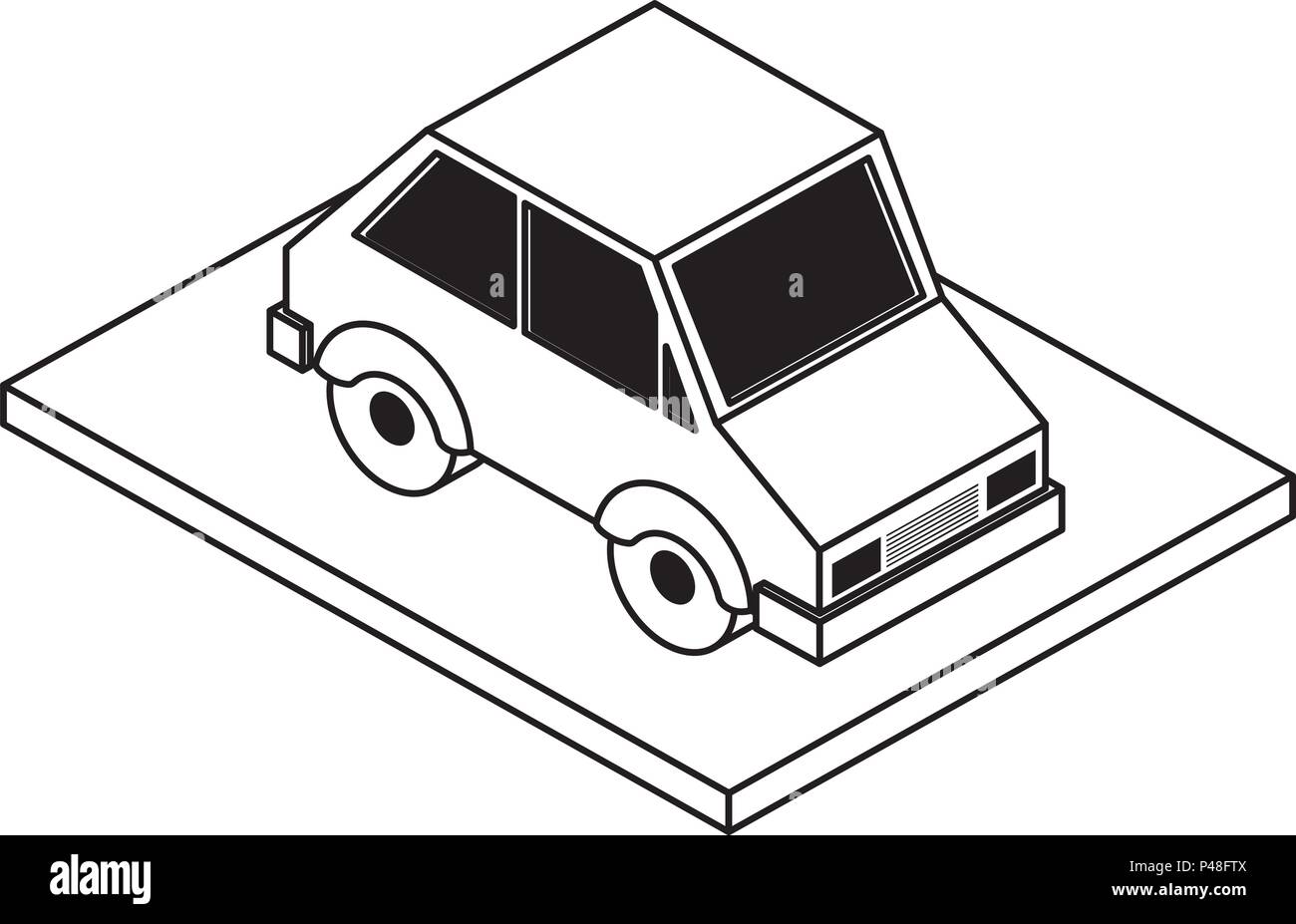 sedan car isometric icon Stock Vector Image & Art - Alamy
