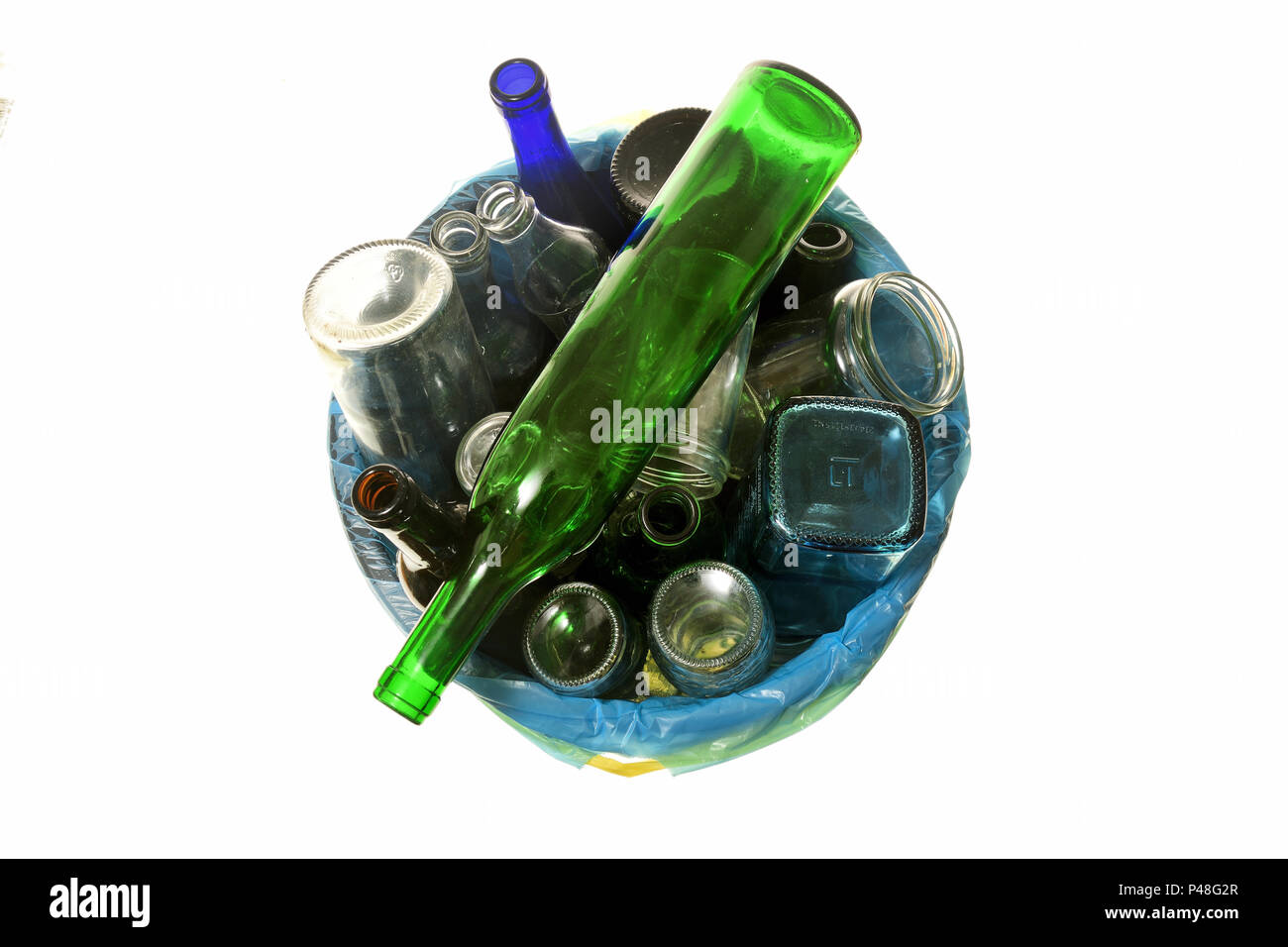 Recycling bin top Cut Out Stock Images & Pictures - Alamy