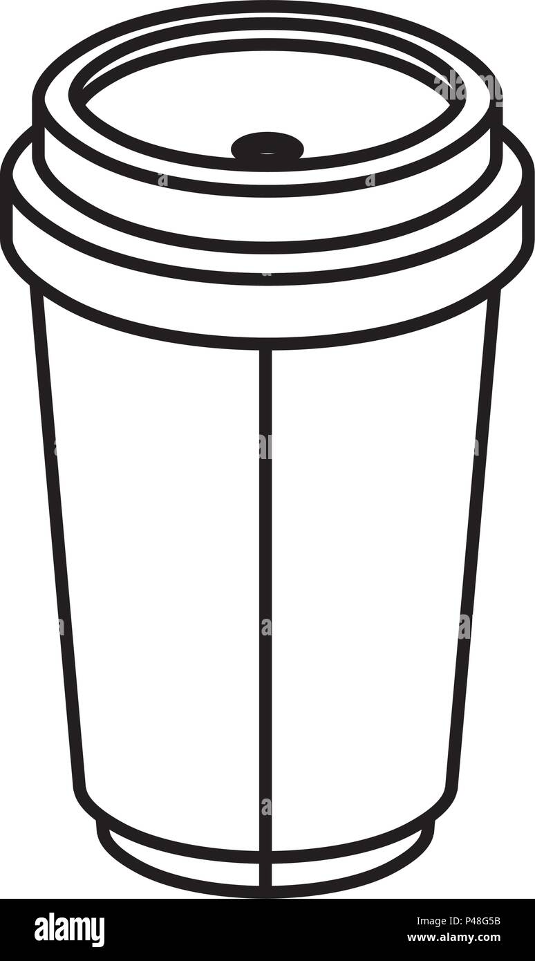 coffee cup plastic isometric icon Stock Vector Image & Art - Alamy