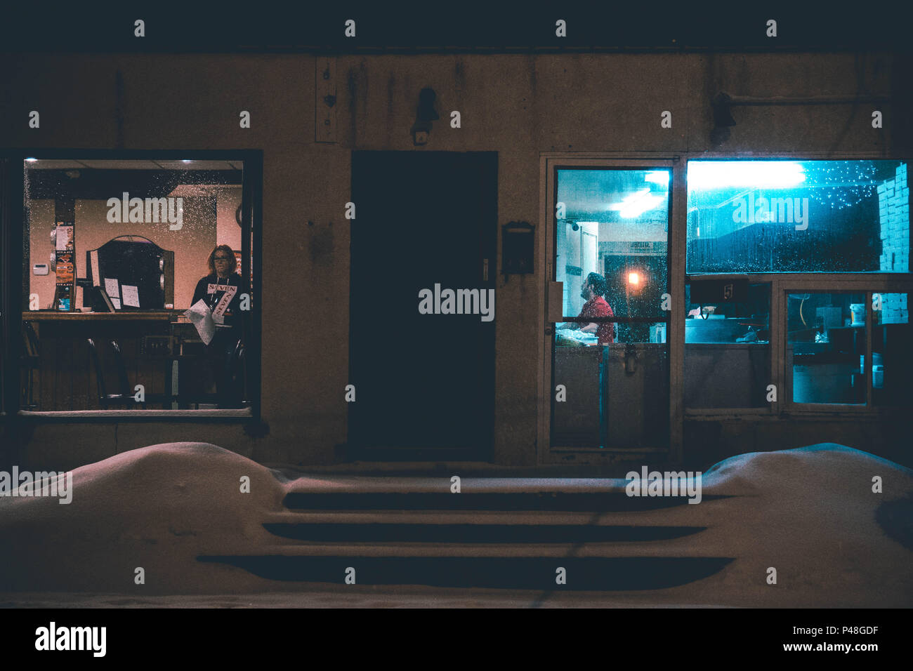 Pizza store hi-res stock photography and images - Alamy