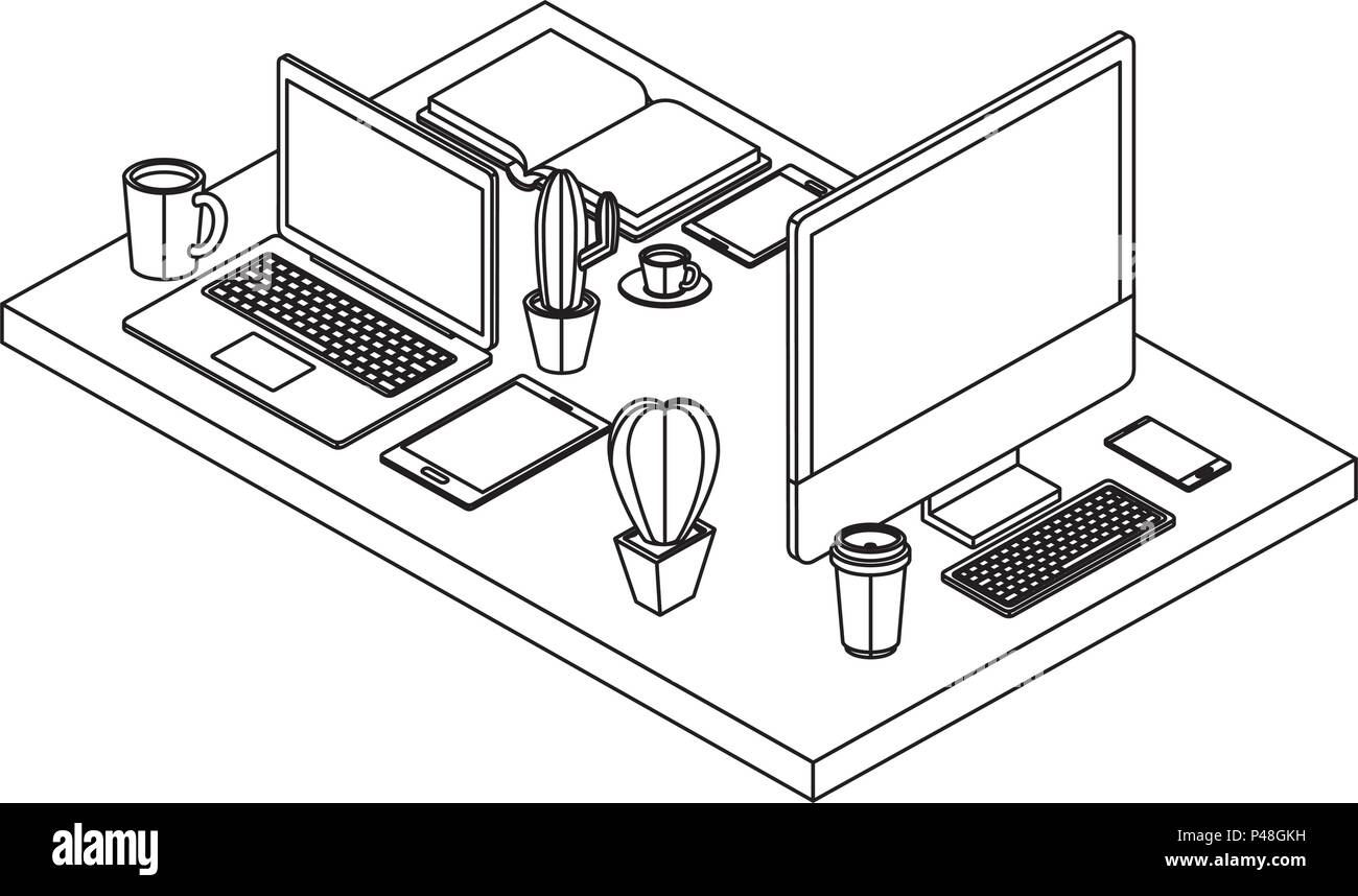 Coffee plant diagram Cut Out Stock Images & Pictures - Alamy