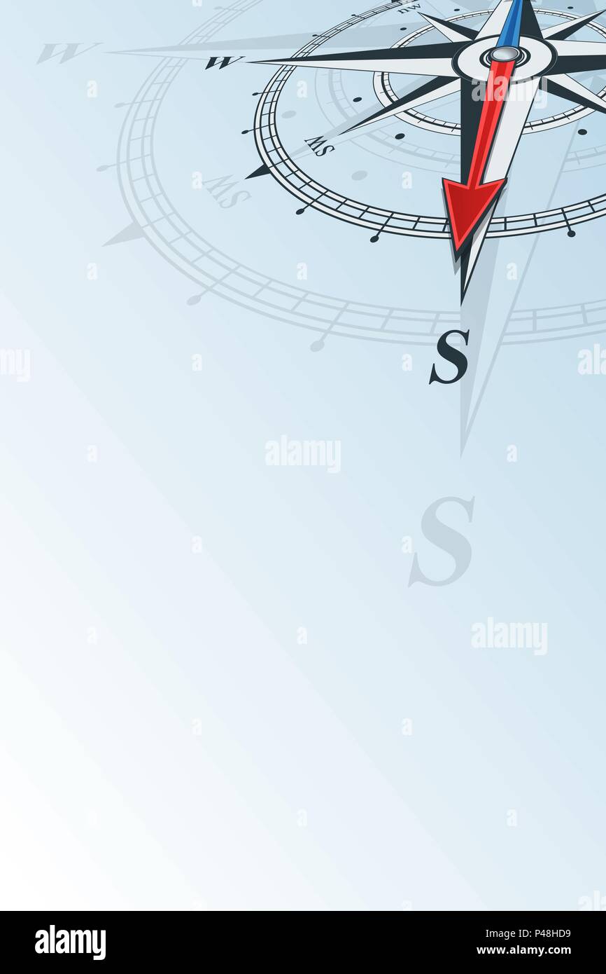 compass south background vector illustration Stock Vector Image & Art ...