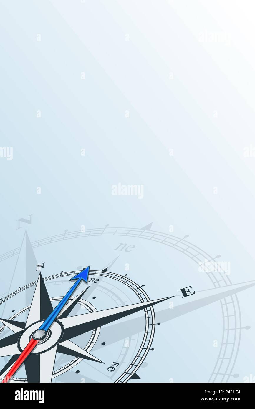 compass northeast background vector illustration Stock Vector Image ...