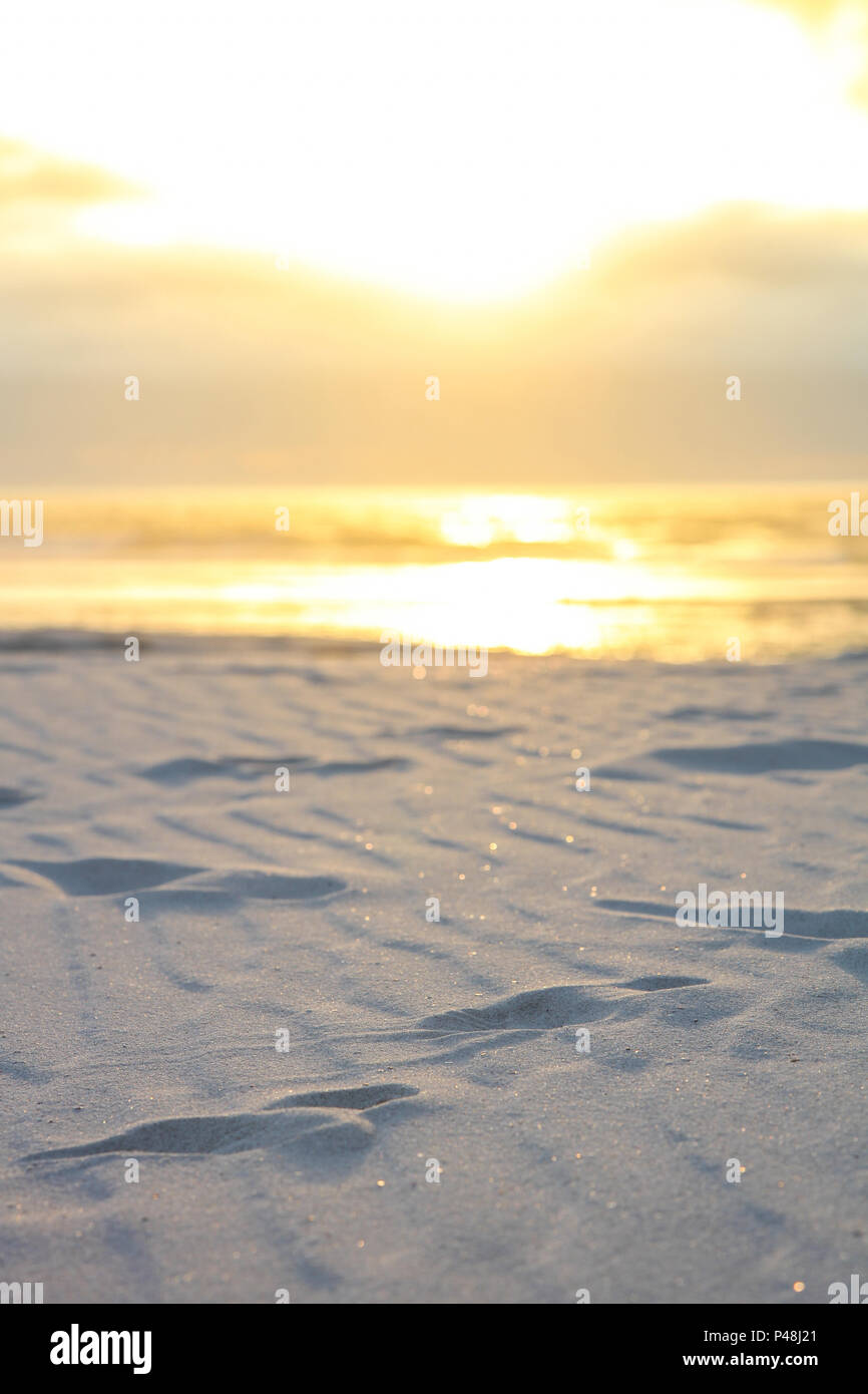 Coastal white beach sand with ripples and waves texture pattern for ...