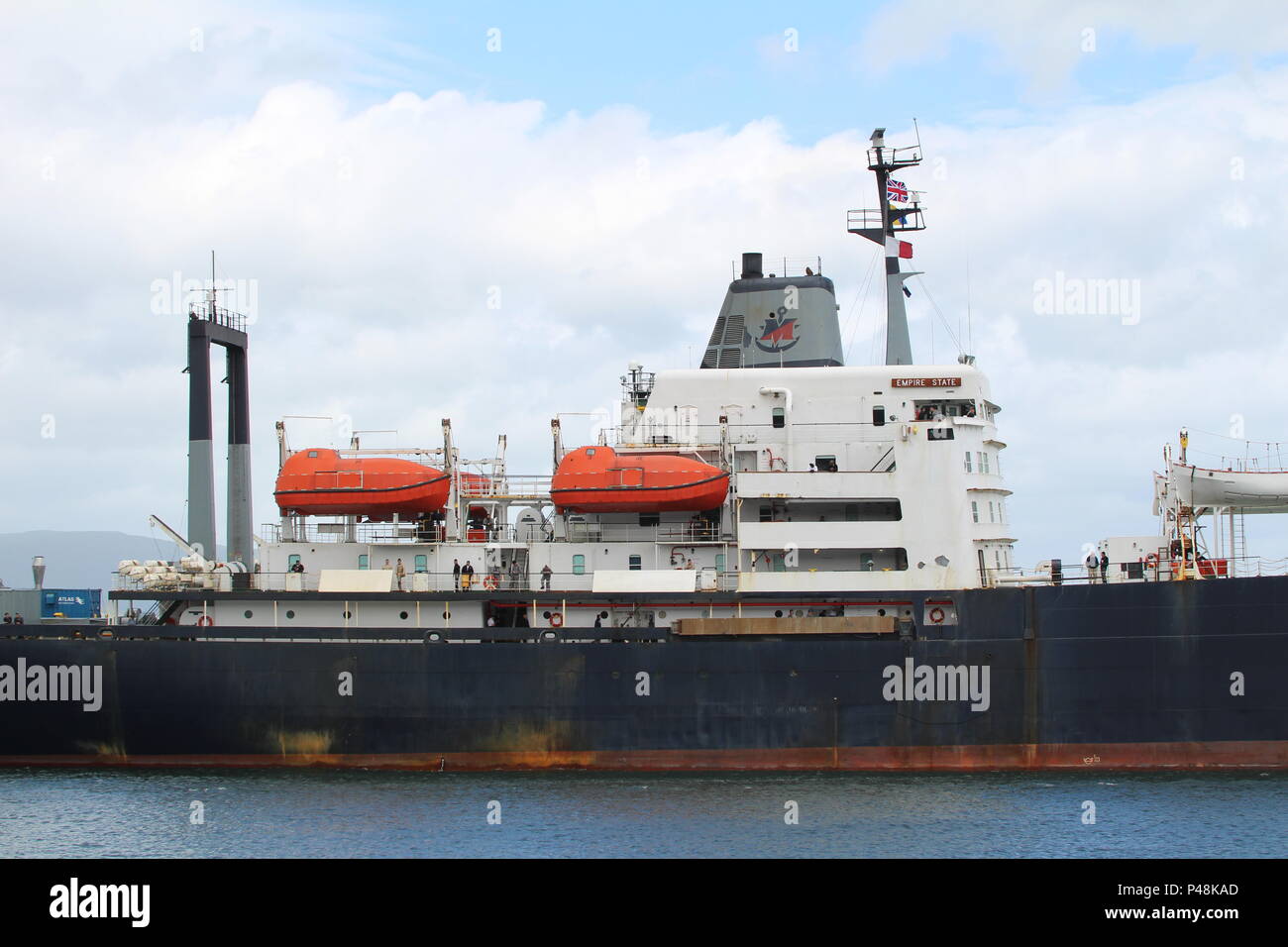 TS Empire State VI (T-AP-1001), a training vessel operated by the SUNY ...
