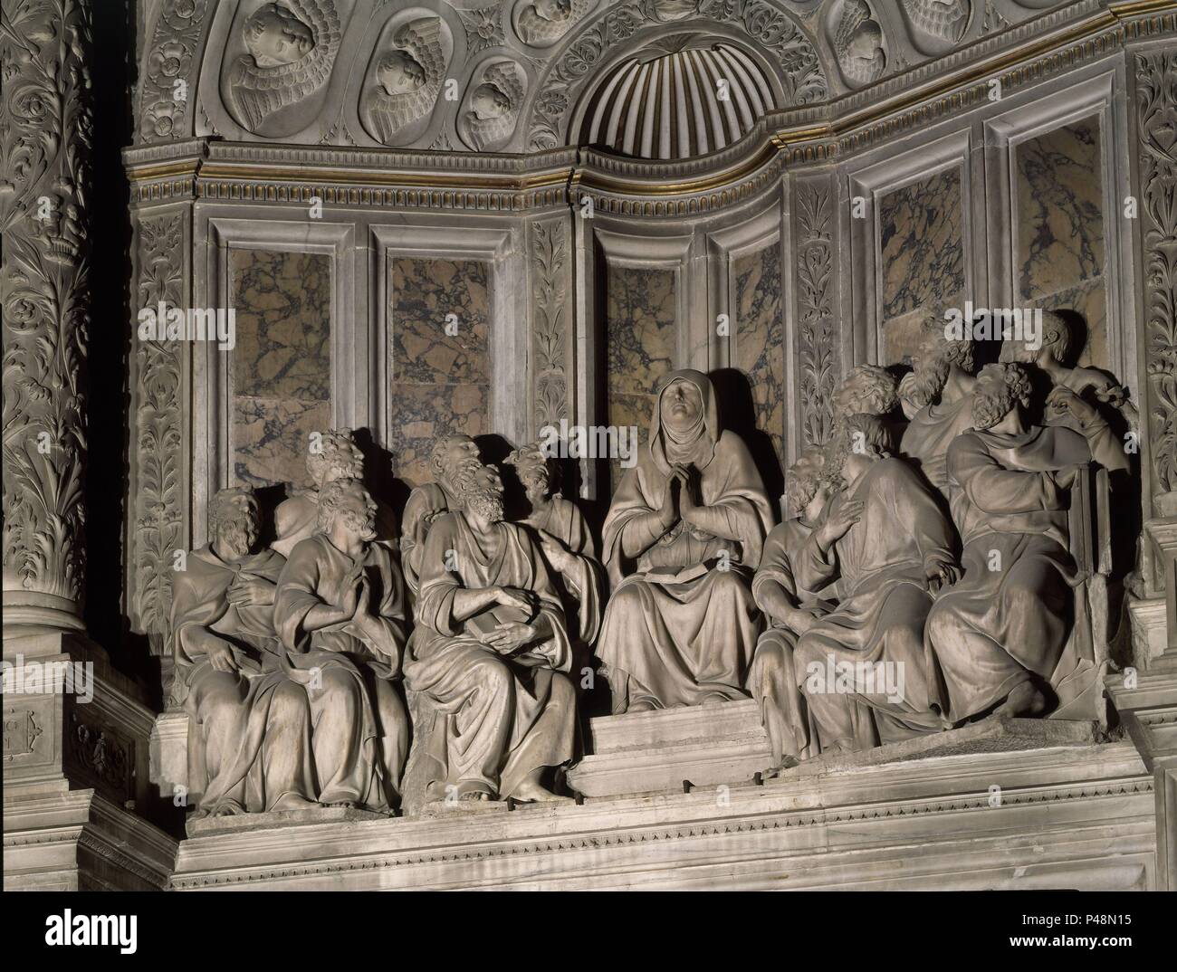 CAP SCALAS-RETABLO VIRGEN COSOLACION Y DOCE APOSTOLES. Location ...