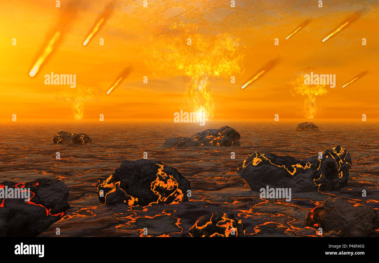 Birth Of A Planet Stock Photo - Alamy