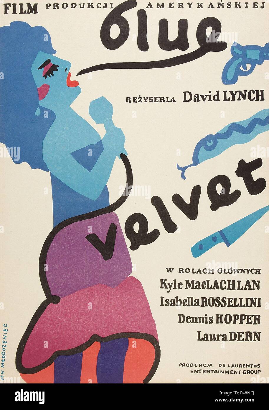 Original Film Title: BLUE VELVET. English Title: BLUE VELVET. Film Director: DAVID LYNCH. Year ...