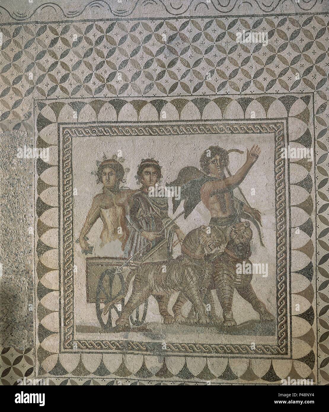 TRIUNFO DE BACO MOSAICO ROMANO PROCEDENTE DE ECIJA - SIGLO III ...
