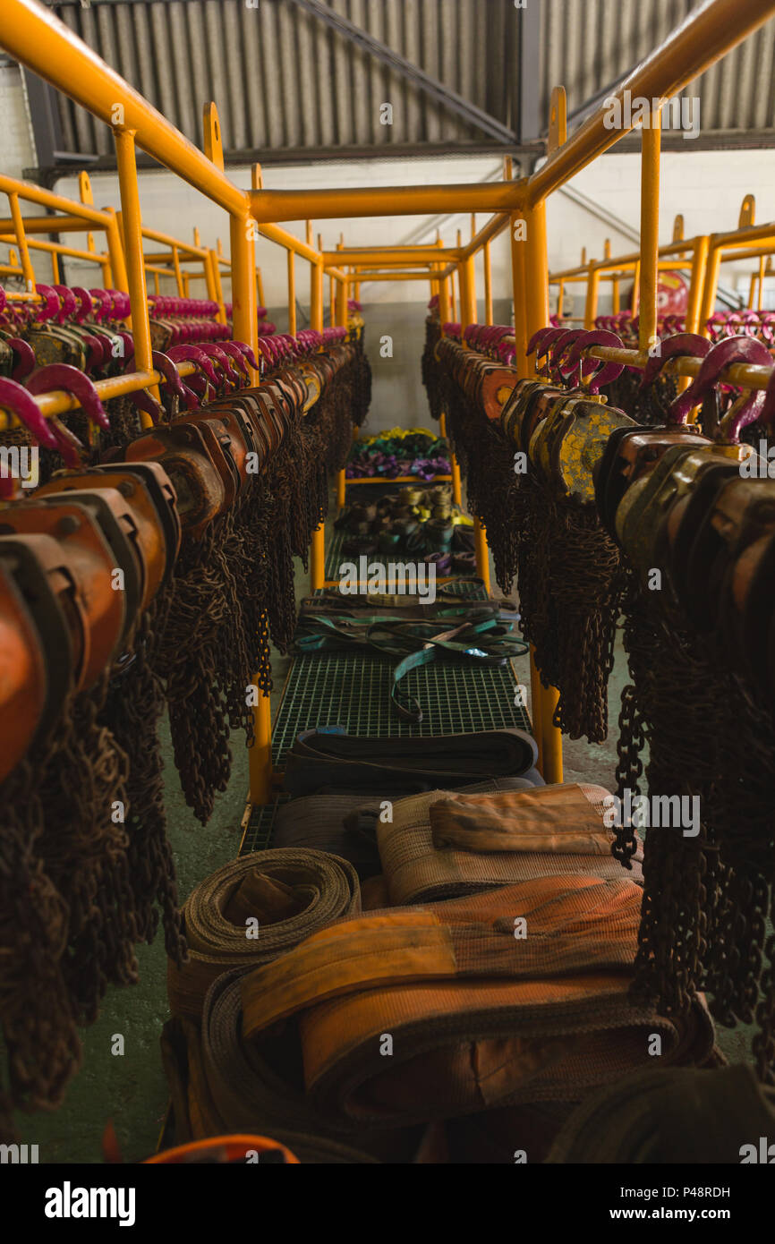 Ship repair equipment in workshop Stock Photo - Alamy
