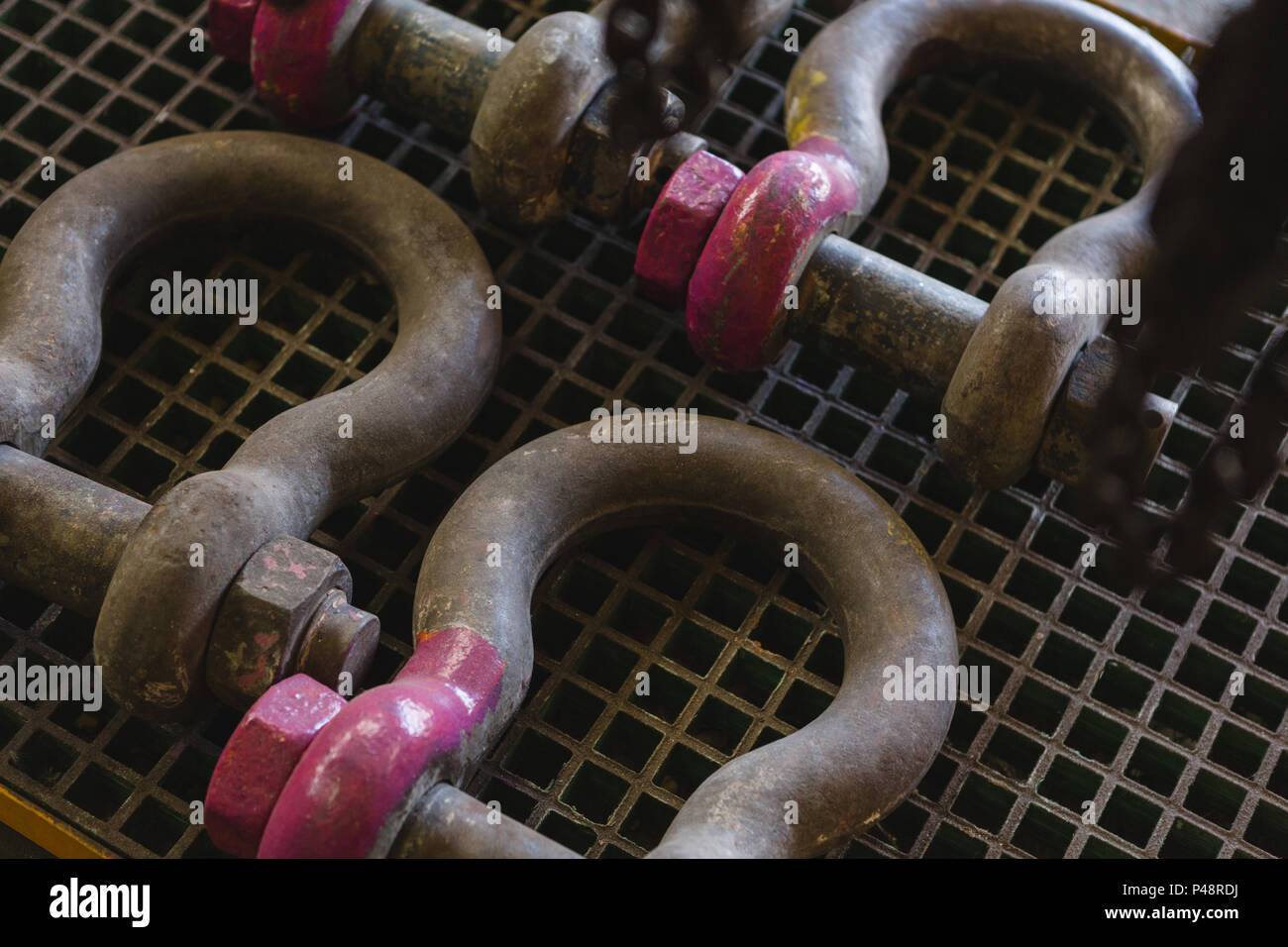Rustic equipment on iron sheet Stock Photo - Alamy