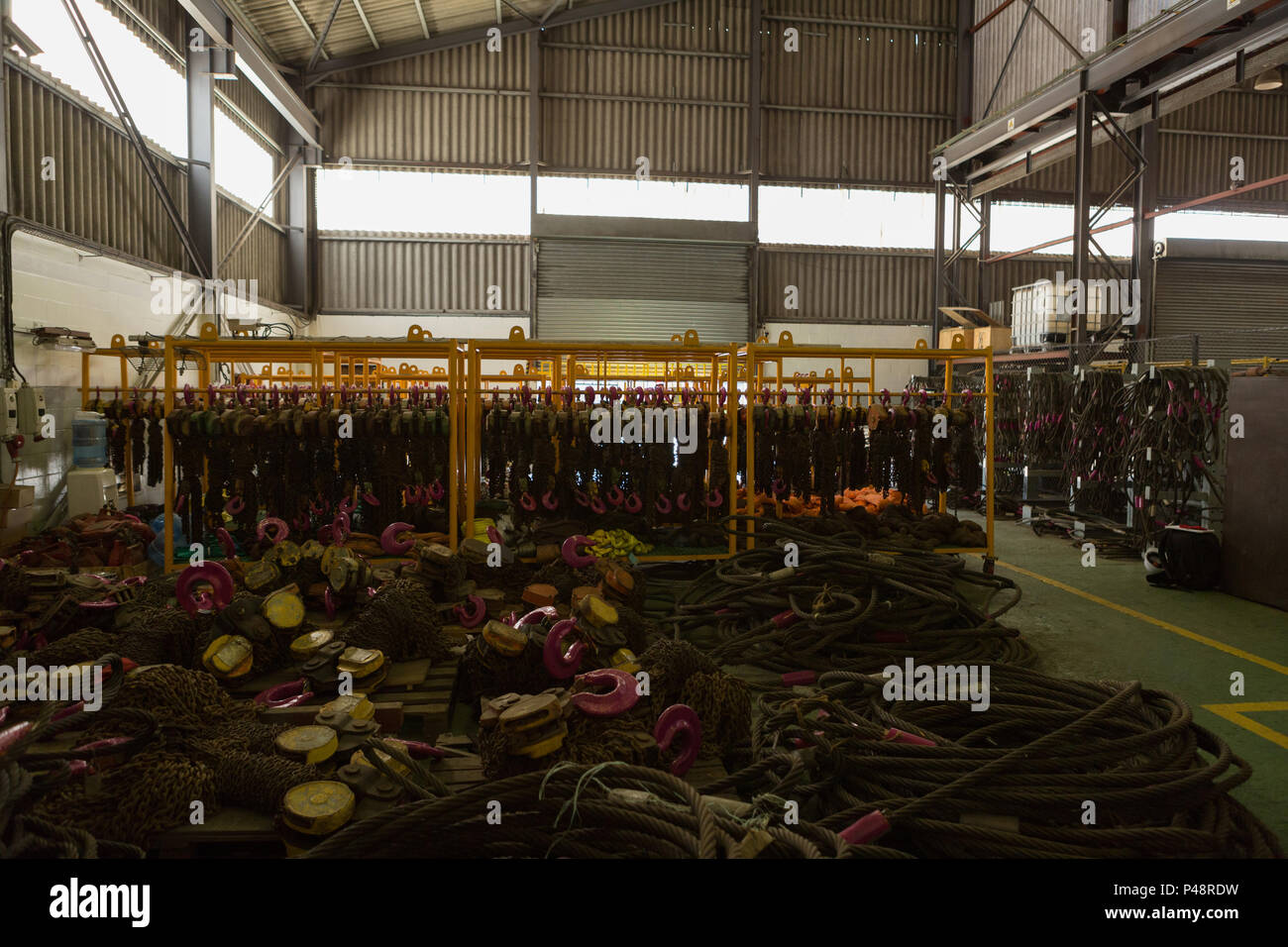 Ship repair equipment in workshop Stock Photo - Alamy