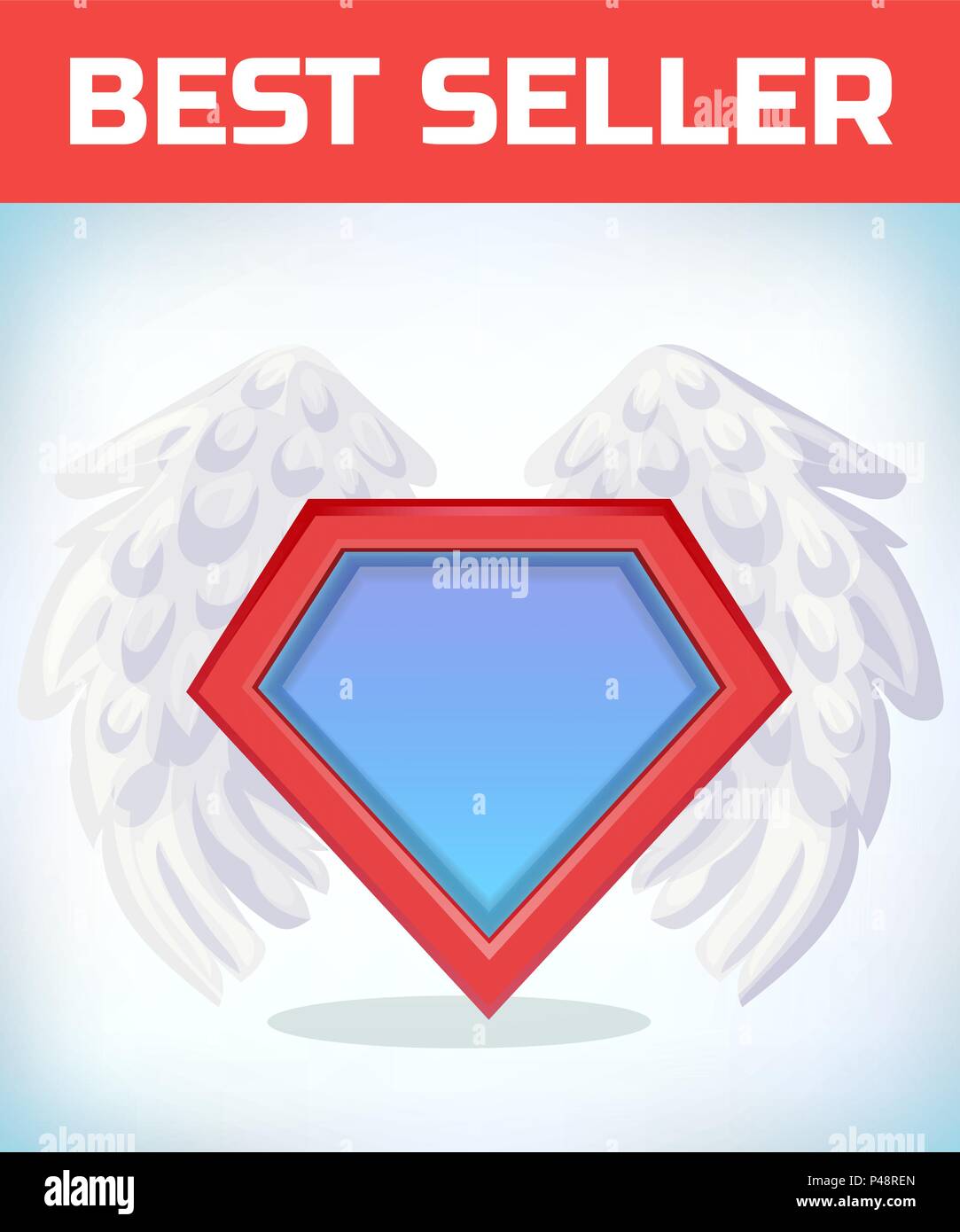 Superhero icon - Superhero logo. Super hero shield with angel wings ...