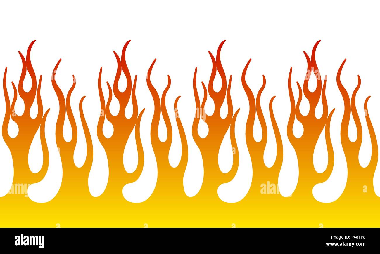 Fire Flame Illustration Stock Vector Image & Art - Alamy