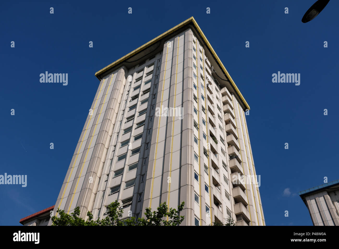 High rise council flats with cladding in Camden, London, England Stock ...