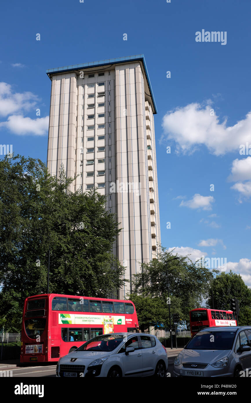 High rise council flats with cladding in Camden, London, England Stock ...